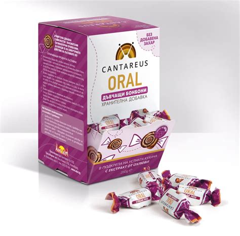 Cantareus Oral Профилактика на устната кухина с екстракт от охльови Хранителна добавка БЕЗ