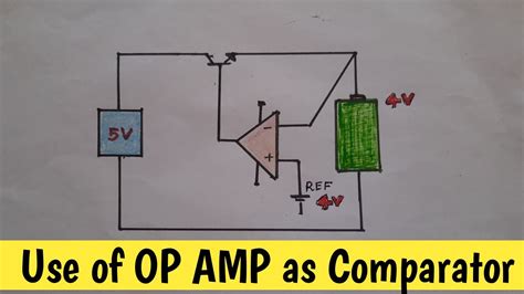Comparator Using Operational Amplifier At Caitlyn Lavater Blog