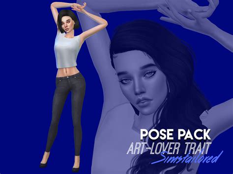 The Sims Resource Model Pose Pack Artlover Trait