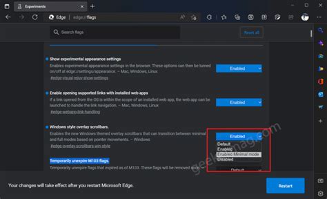 How To Enable Overlay Scrollbars For Microsoft Edge In Windows 11