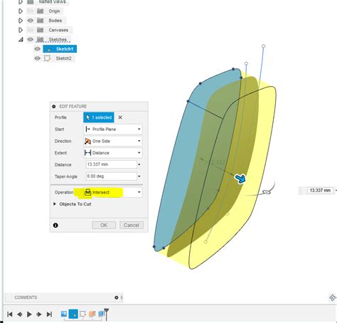 Solved How To Create Body With Multiple Sketches Cross Section And