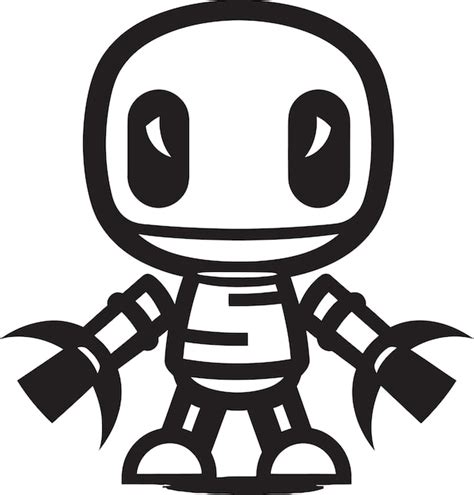 Premium Vector Boom Buddy Bot Black Vector Logo Dynamite Drone Iconic Emblem Design