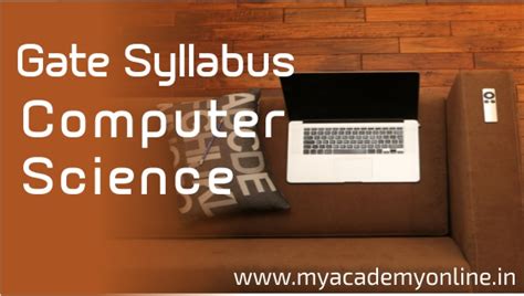 Computer Science Gate Syllabus Gate Syllabus For CSE