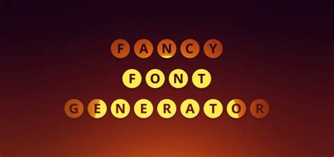 Fancy Font Generator The Tech Basket