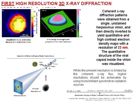 Coherent Diffraction Imaging A Novel And Promising Tool