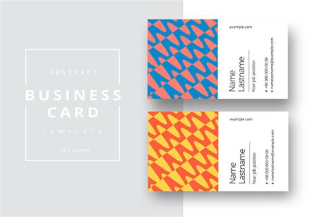 최신 유행 최소한의 추상 명함 템플릿입니다 기하학적 패턴의 현대적인 기업 문구 Id 레이아웃 정보 샘플 이름 텍스트와 벡터 패션 배경 디자인입니다 0명에 대한 스톡 벡터