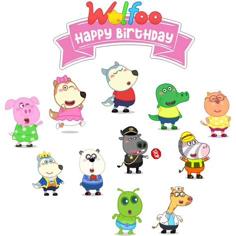 Jual Topper Cake Custom Topper Ulang Tahun Hiasan Kue Wolfoo Shopee Indonesia
