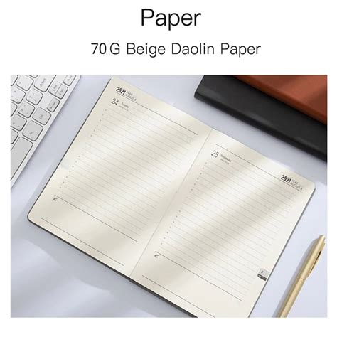 Black Schedule Notepad Inside Page A5 Efficiency M Grandado