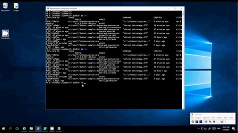 How To Delete A Docker Container Windows Server 2016 Youtube