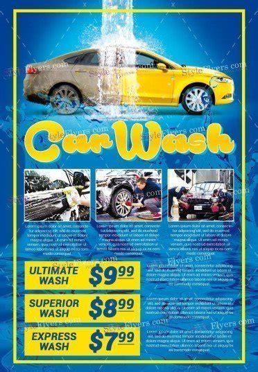 Car Wash Psd Flyer Template 17850 Styleflyers
