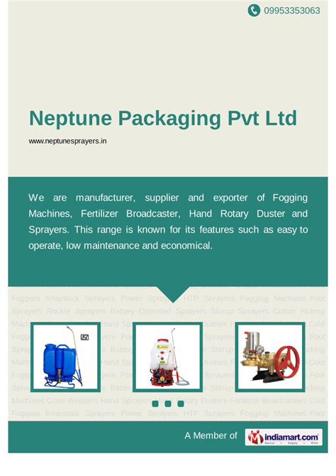 pdf neptune packaging pvt ltd indore knapsack sprayers dokumen tips