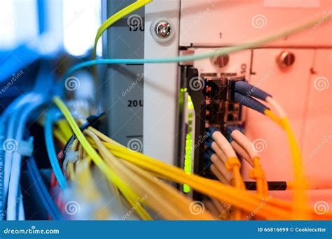 Core Switch Technology In Network Room Place Stock Image Image Of Room Service