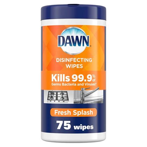 Dawn 75 Count Fresh Disinfectant Wipes All Purpose Cleaner 3700066277