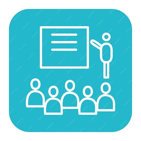 Premium Vector Class Icon