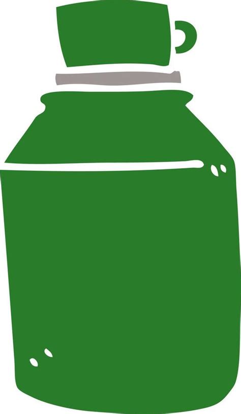 Cartoon Doodle Hot Drinks Flask 12143388 Vector Art At Vecteezy