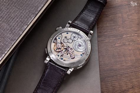 up close a lange and söhne zeitwerk second generation refs 142 025