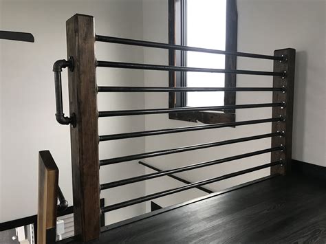 Industrial Railing Loft Railing Shed With Loft House Stairs