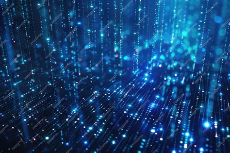 Binary Code Abstract Technology Wallpaper Of Binay Data Falling