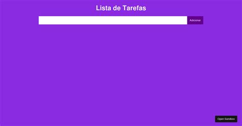 Teste Todo Codesandbox