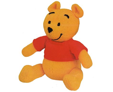 Winnie The Pooh Knitting Pattern Knitted Bear Winnie The Pooh Bear