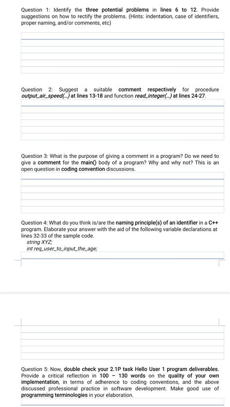 To Edit This Code To Remove Poor Writing And Answer