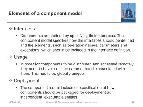 Ch16 Component Based Software Engineering Pptx Operating Systems