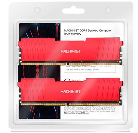 Memória Ram Desktop Machinist Ddr4 8gb 2666mhz Computador Desktop