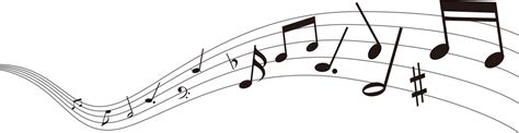 音符のイラストNo 478流れる楽譜無料のフリー素材集