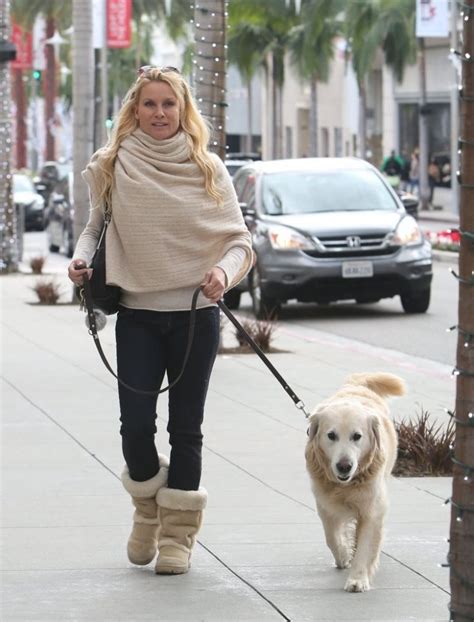 Nicollette Sheridan Street Style Out In Beverly Hills December 2013