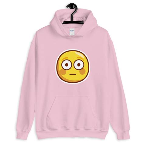 Unisex Emoji Hoodie Shocked Emoji Hoodie Surprised Emoji Etsy
