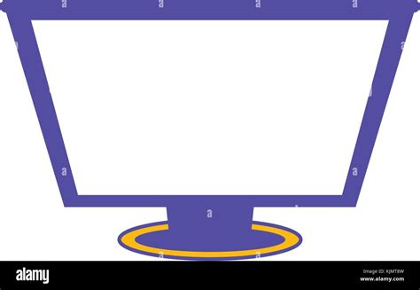 Computer Monitor Icon Stock Vector Image Art Alamy