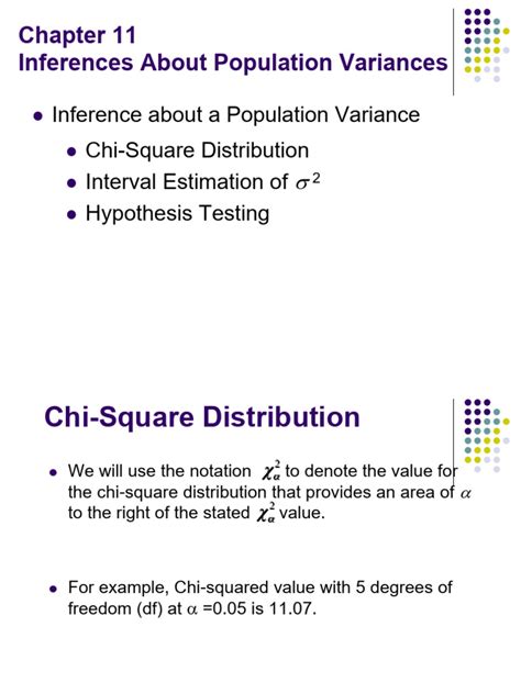 Session13 Inferences From Population Variances Download Free Pdf