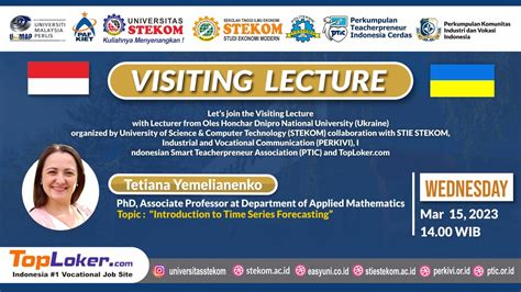 Visiting Lecture Day 1 Introduction To Time Series Forecasting