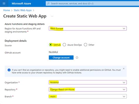 Deploy Django And React On Azure 5 Deploy React Code On Azure Cbi