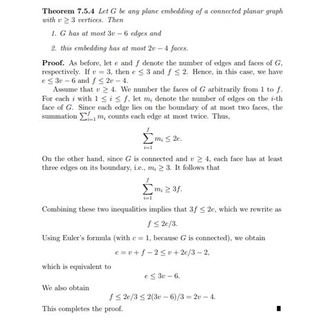 Solved This Theorem Is Proved For A Graph That Is Connected Chegg