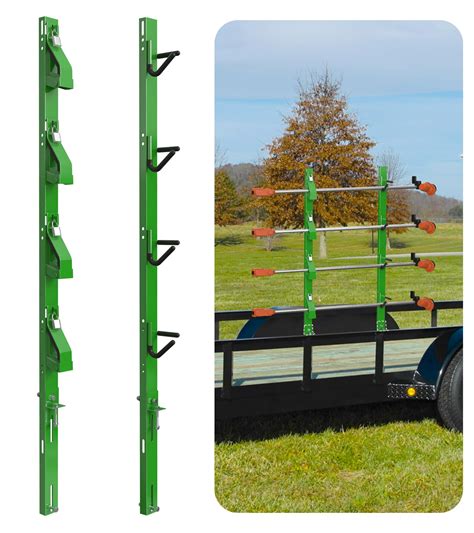 4 Place Weedeater Rack For Open Trailers Trimmer Rack