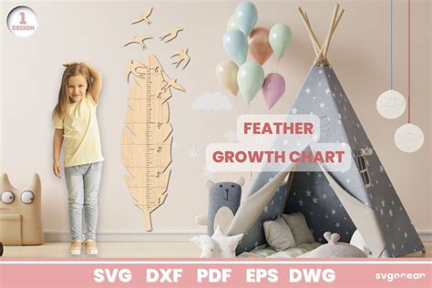 Feather Growth Charts Bundle By Svgocean Thehungryjpeg