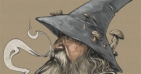 The Geeky Nerfherder Cool Art The Dapper Wizard By Zach Landrum