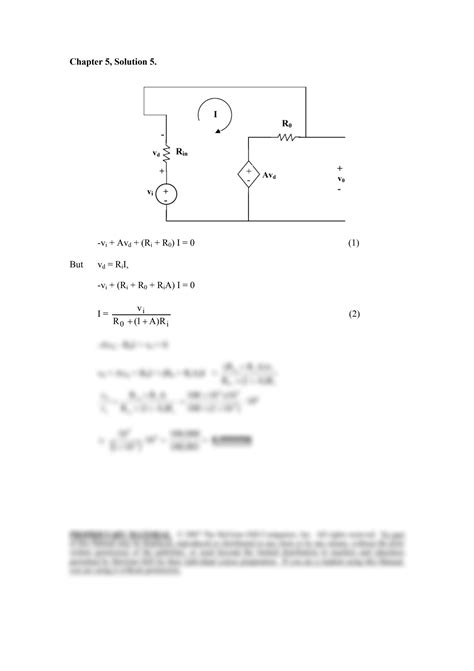 SOLUTION Basic Circuit Analysis Solution Chap 5 Fundamental Of Electric Circuit Studypool