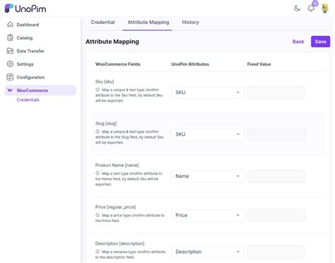User Guide For Unopim Woocommerce Connector