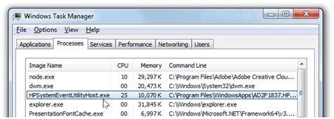HPSystemEventUtilityHost Exe Windows Process What Is It