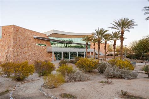 University Of California Riverside Ucr Palm Desert Center At Dusk Editorial Stock Image Image