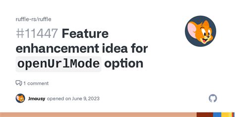 Feature Enhancement Idea For `openurlmode` Option · Issue 11447 · Ruffle Rsruffle · Github