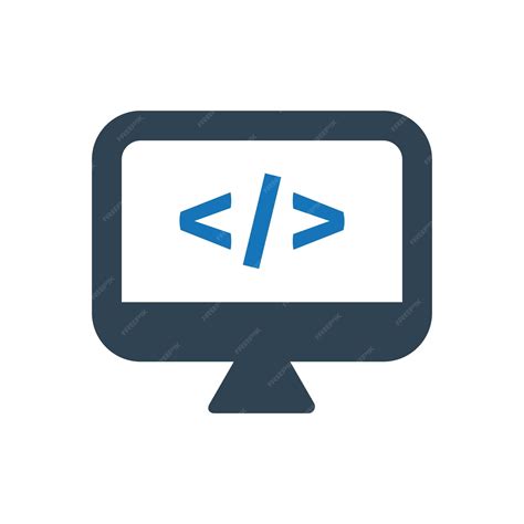 Ícone De Desenvolvimento Web Vetor Premium