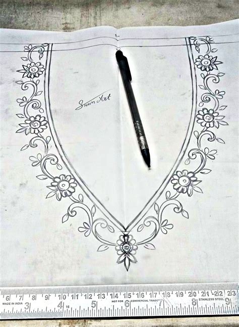 Neck Design Patterns For Hand Embroidery