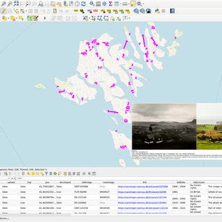 Screenshot Of The Qgis Project With An Example Compilation Displayed