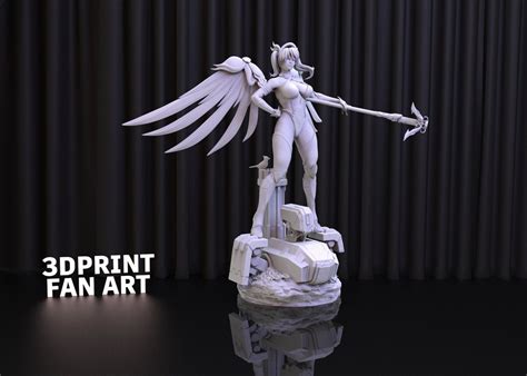 Overwatch Devil Mercy 3d Print Stl File For 3d Printing3d Etsy Australia