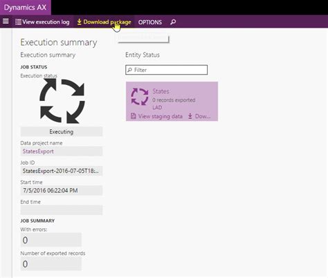 Creating Data Packages In Dynamics AX Encore Business Solutions