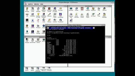 Dosbox Running In Nt 351 Rdosbox