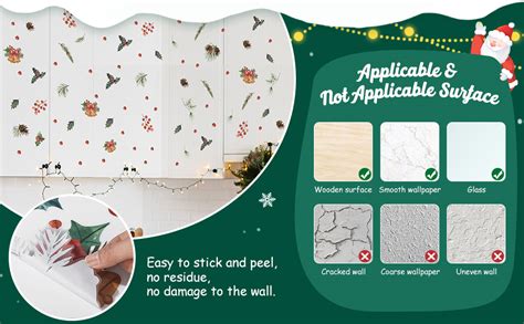 37 X 30 Inch Large Christmas Tree Wall Decals Diy Peel And